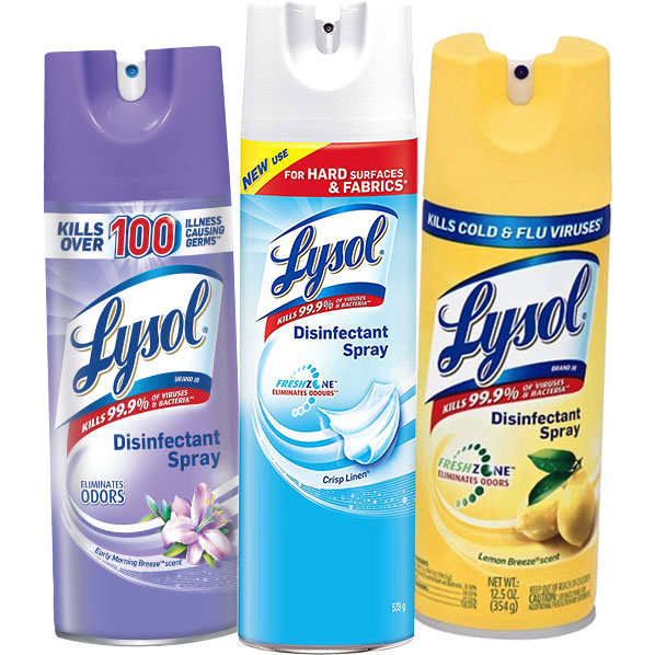 Departments - LYSOL DISINFECTING SPRAY